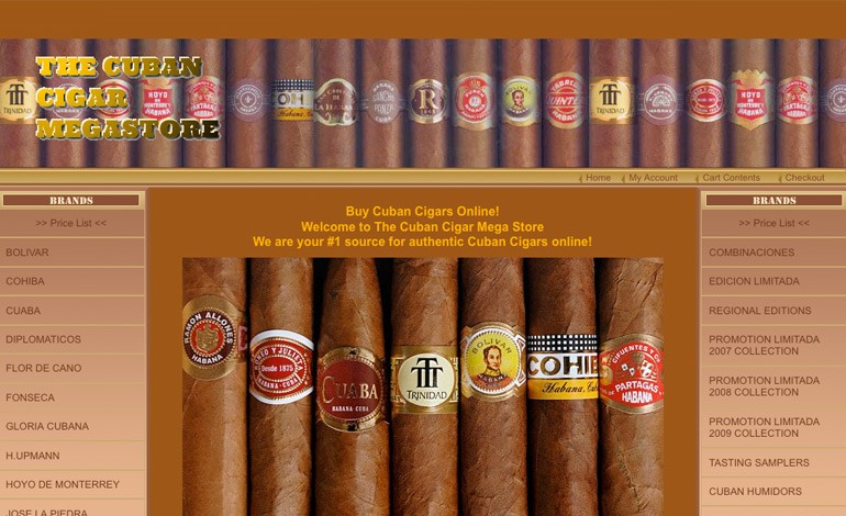 Cuban Cigar Mega Store- CSSLight