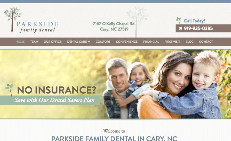 Parkside Family Dental- CSSLight