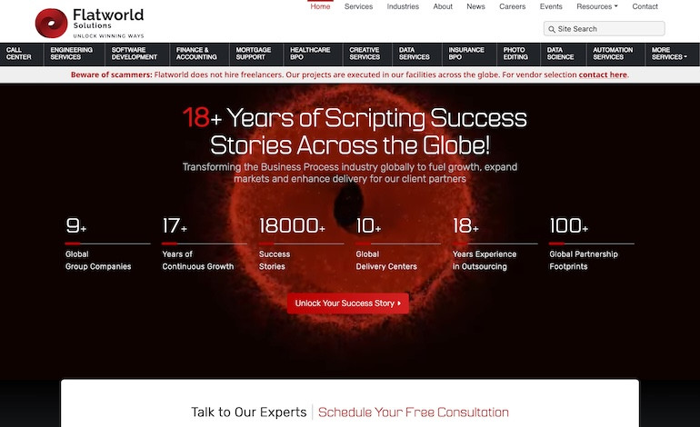 Flatworld Solutions- CSSLight