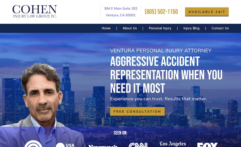 Cohen Injury Law Group- CSSLight